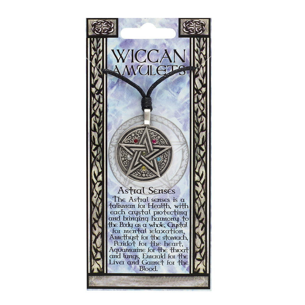 Astral Senses Wiccan Amulet Necklace - Pen-Y-Coed Castle - Gift Shop